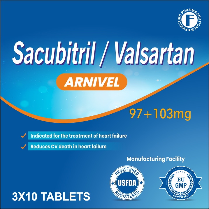 Sacubitril/Valsartan Tablets - Arnivel | Finecure Pharmaceuticals Ltd. | CPHI Online